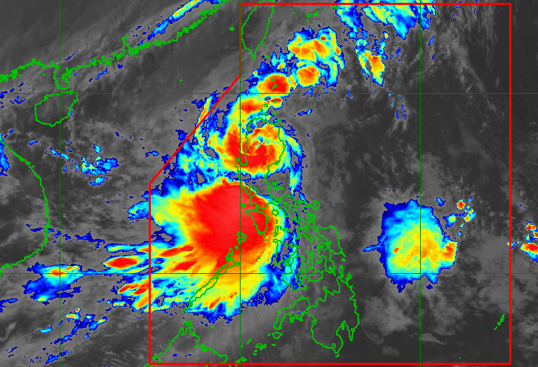 After hitting Isabela, Severe Tropical Storm Kristine moves over Ifugao