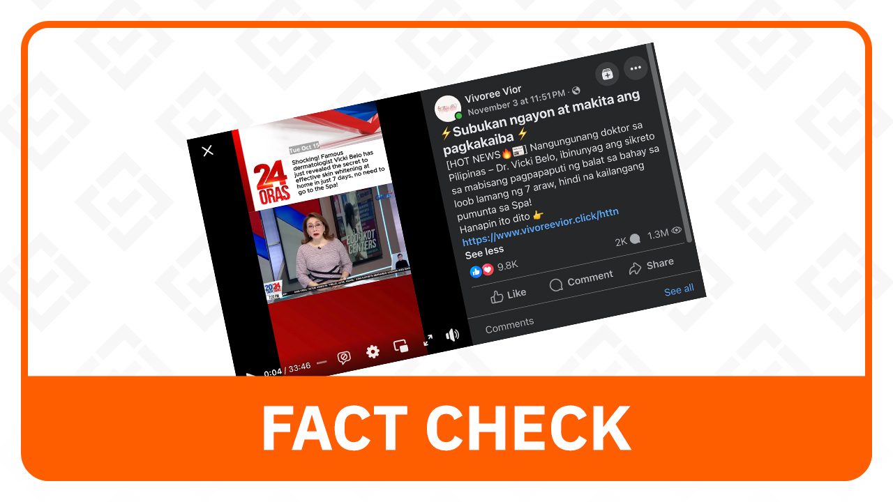 FACT CHECK: Niacinamide serum ad used AI-manipulated news report