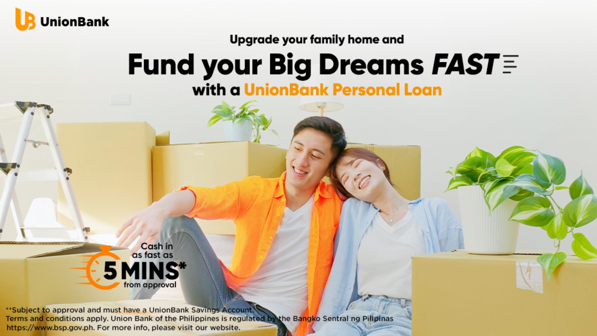 Your dreams can’t wait: UnionBank launches fastest personal loan yet